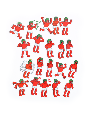 The Ultimate Melon Stickerpack – Sunny and Melon